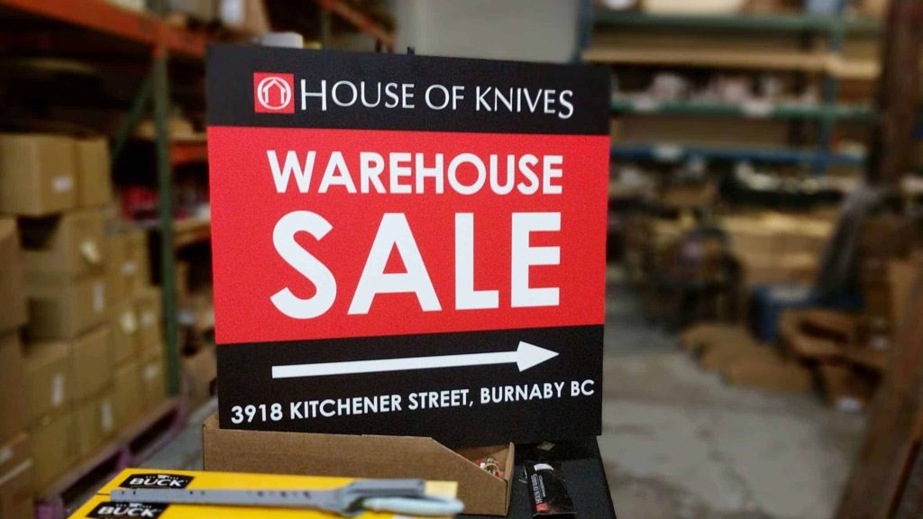The House of Knives Warehouse Sale is BACK for 2019! | House of Knives Blog